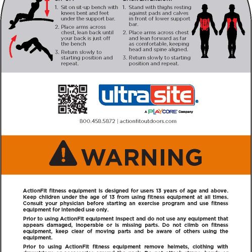 Sit-Up / Back Extention - Outdoor Fitness Equipment - ActionFit