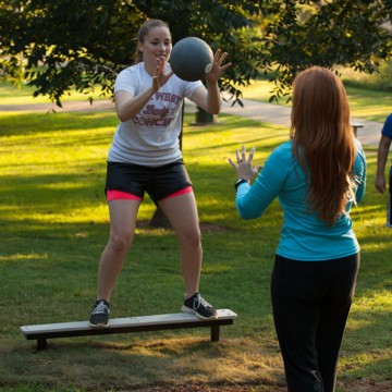 Balance Plank Station - Outdoor Fitness Equipment - ActionFit