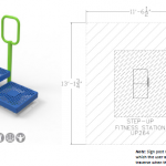 Step Up Station - Outdoor Fitness Equipment - ActionFit