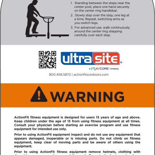 Assisted Step Around - Outdoor Fitness Equipment - ActionFit